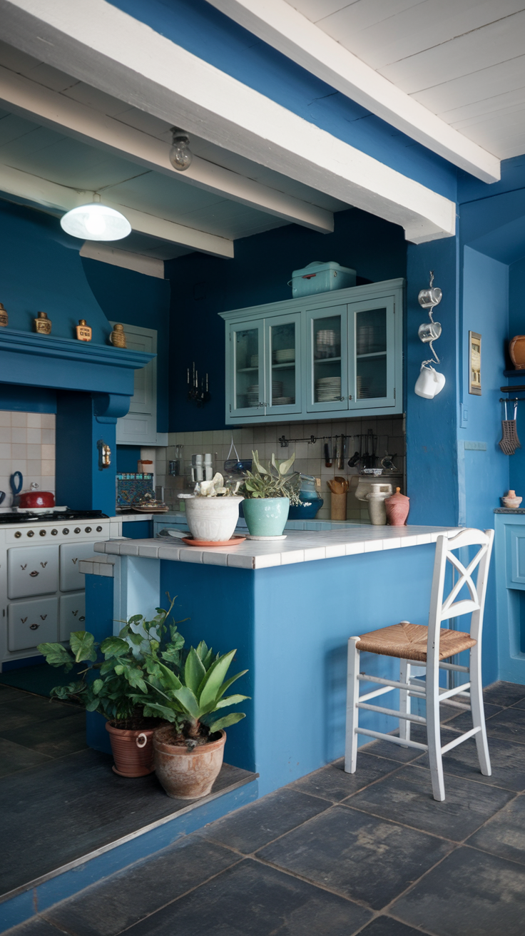 9 Beautiful Blue Kitchen Ideas for a Cool and Calm Cooking Space - SEO ...